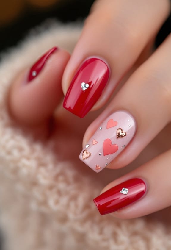 10 Romantic Nail Art Looks for Valentine's Day - Nail Arts Queen